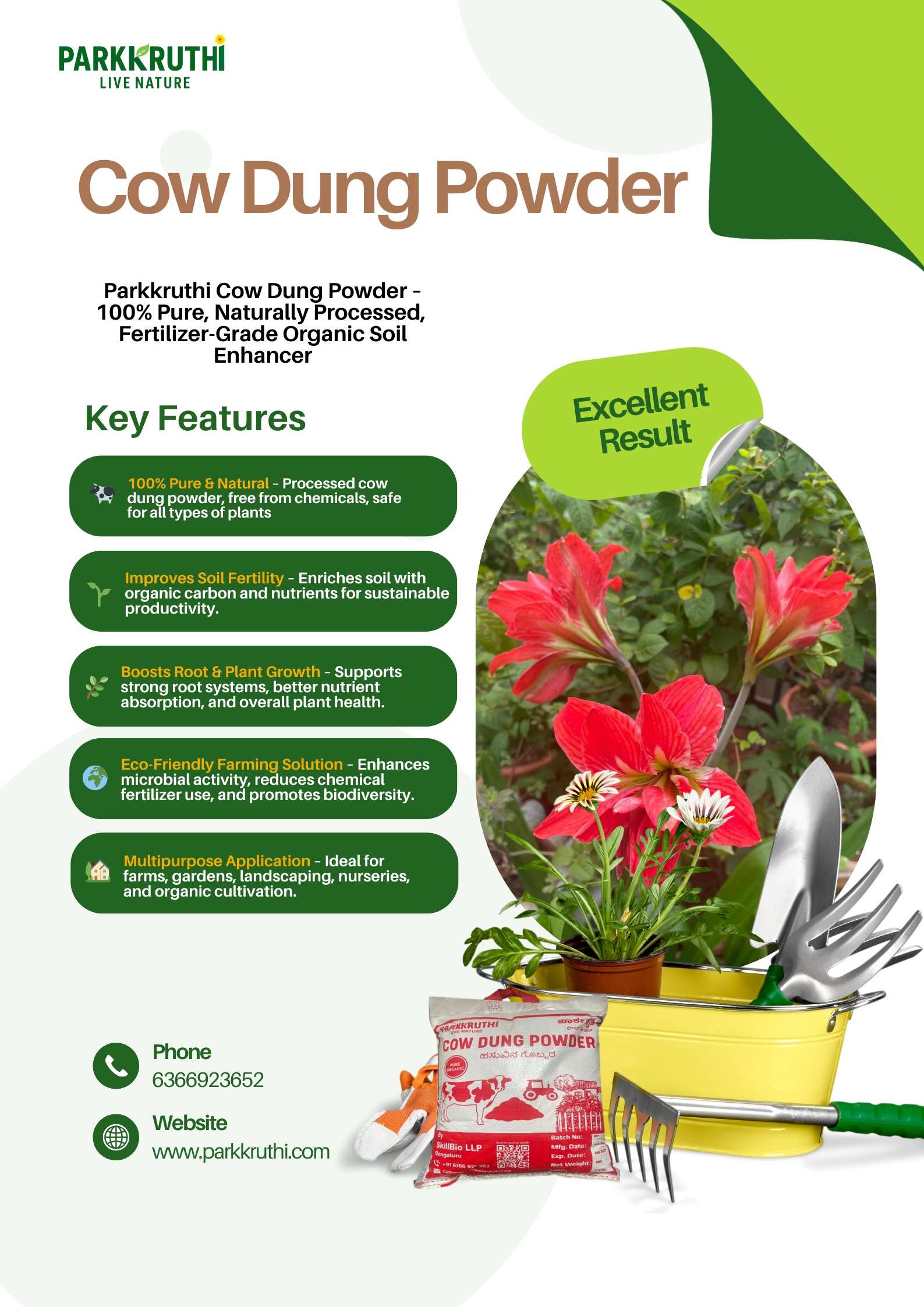 Cow Dung Powder – PARKKRUTHI